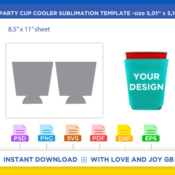 Cup Koozie Svg - Etsy