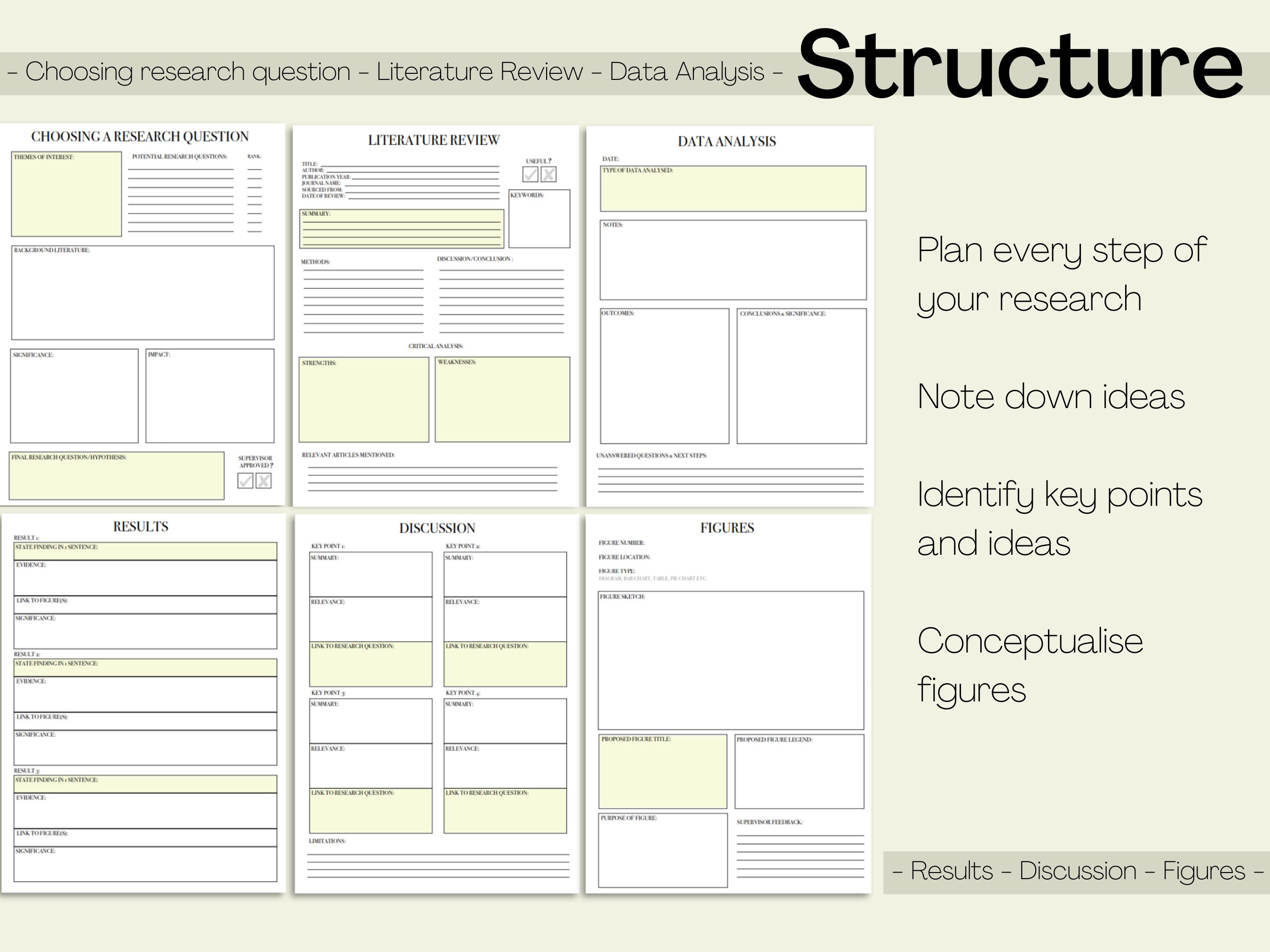 All-in-one Digital Dissertation Planner Bundle +30 Unique Pages - Etsy UK