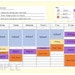 Digital Rainbow Revision Timetable - Etsy