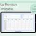 Digital Rainbow Revision Timetable - Etsy