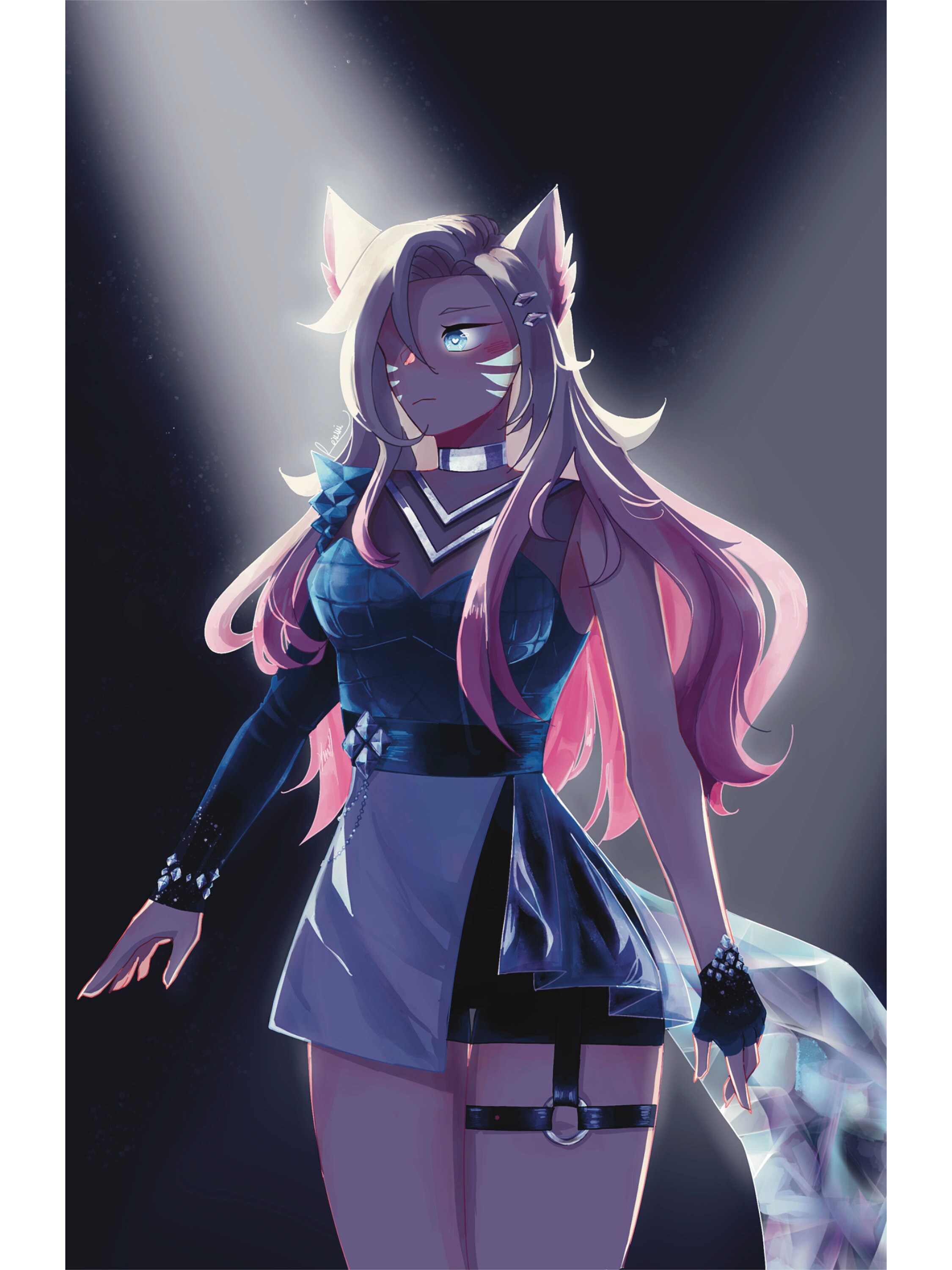 League Of Legends Kda Ahri Poster Print Etsy
