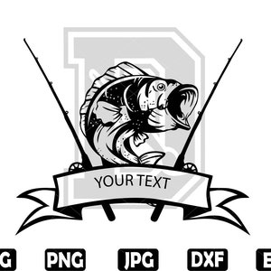 Bass Fishing Custom Svg Personalized Svg Fishing Svg Bass Svg Svg Png ...