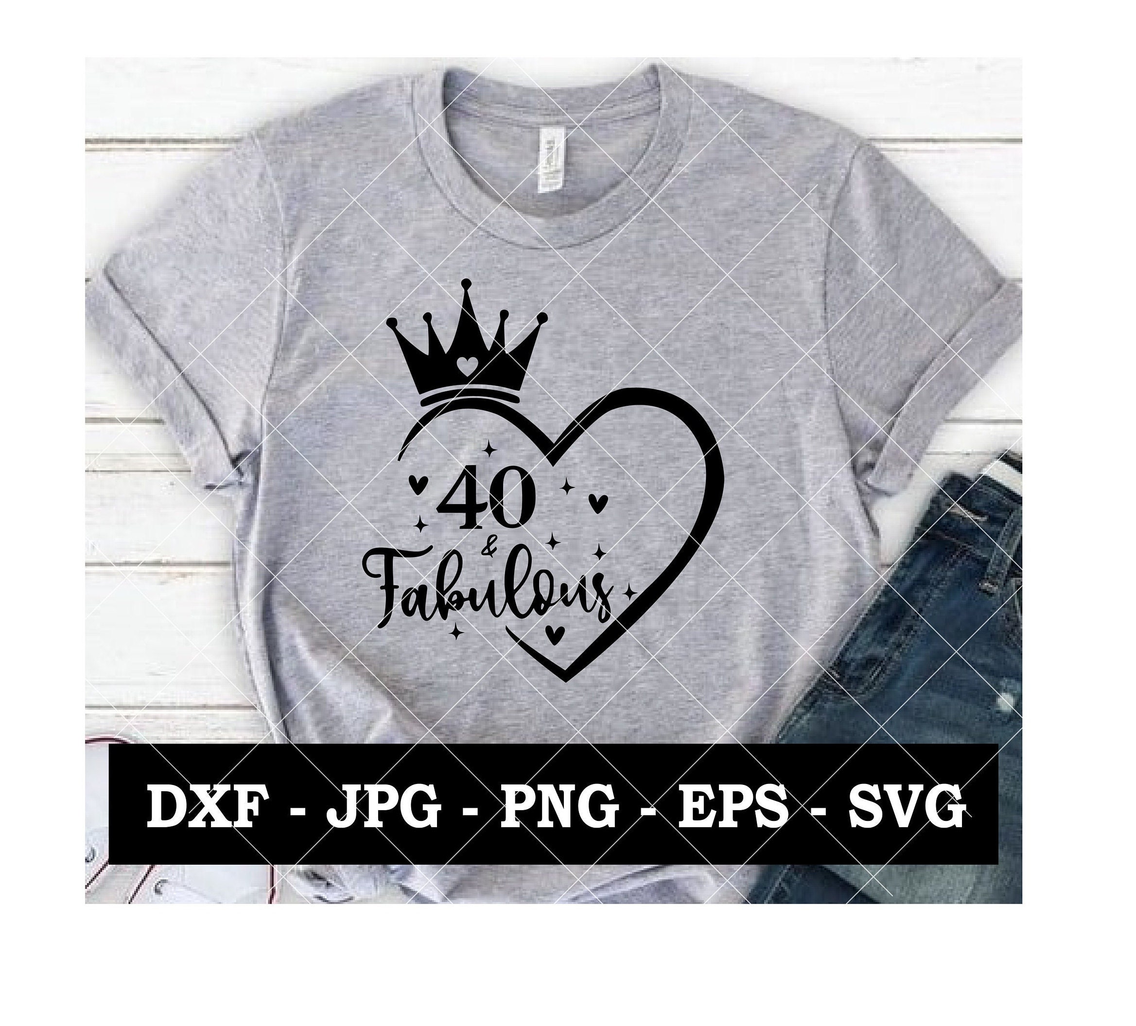 40 and Fabulous Svg | 40th Birthday Svg | Birthday Svg | 40 Svg | Svg ...
