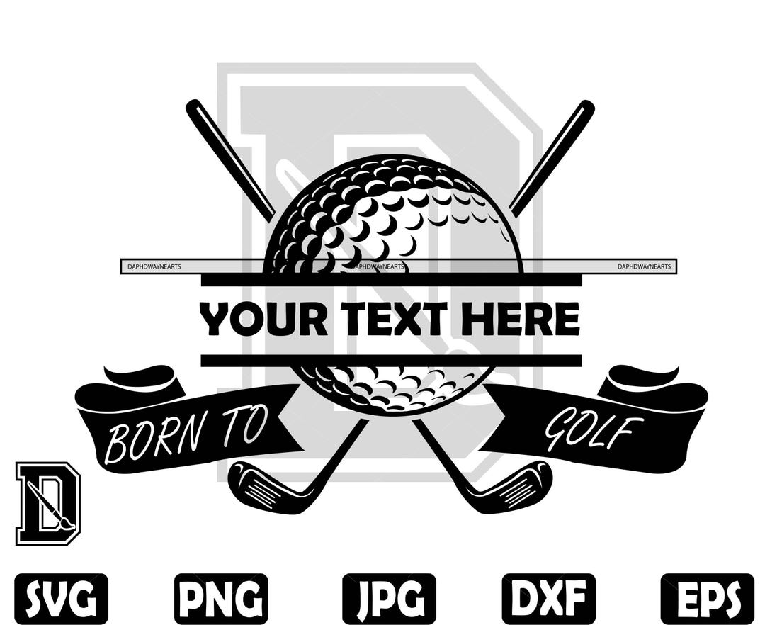 Golf Svg | Golf Split Monogram Svg | Golf Svg | Golf Png | Svg Png Eps ...