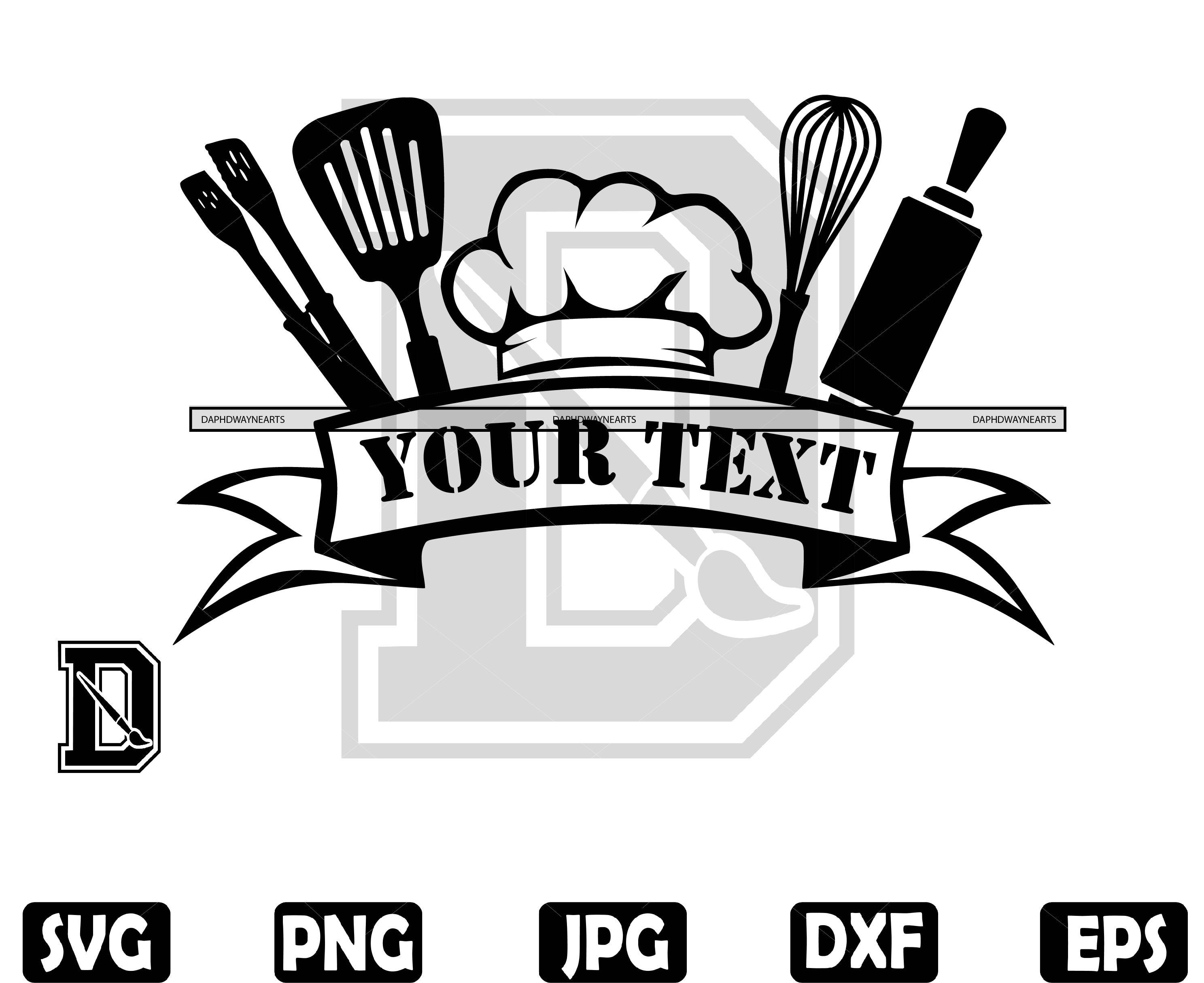 Chef Logo SVG, Cooking Tools Svg, Cooking Svg, Chef Svg, Baking Svg ...