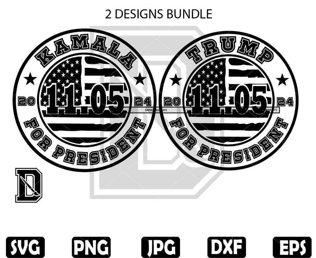 Kamala Harris Svg Donal Trump Svg for President Svg US Election Svg ...