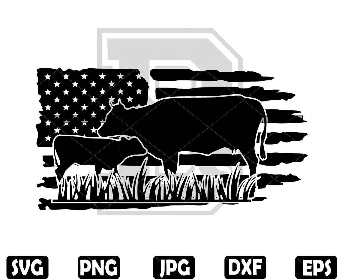 Cow Farm Svg | US Cow Svg | Farmer Svg | Farm Png | Cow Svg ...