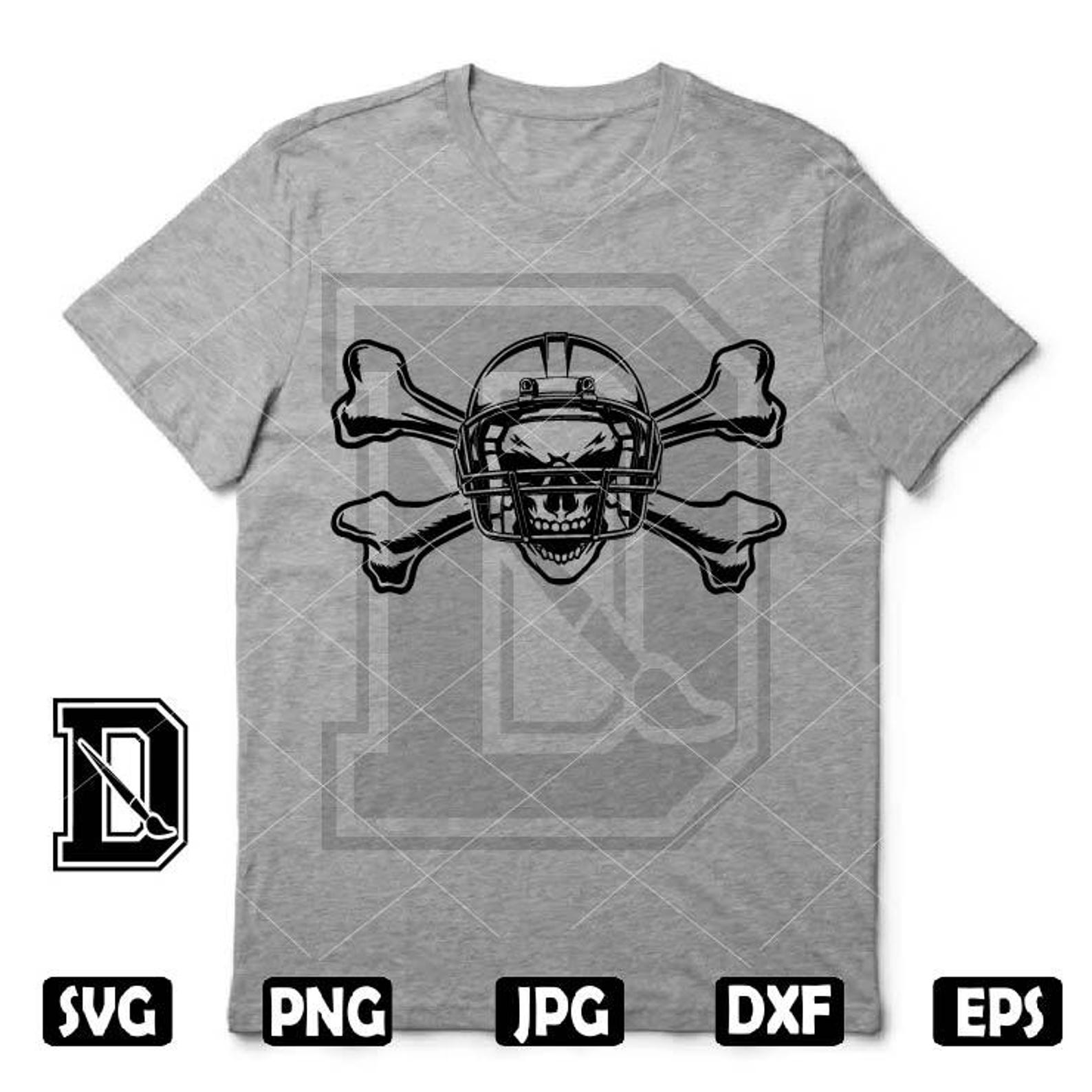 Football Skull Crossbones SVG Bundle: Team Logo (digital Download) - Etsy