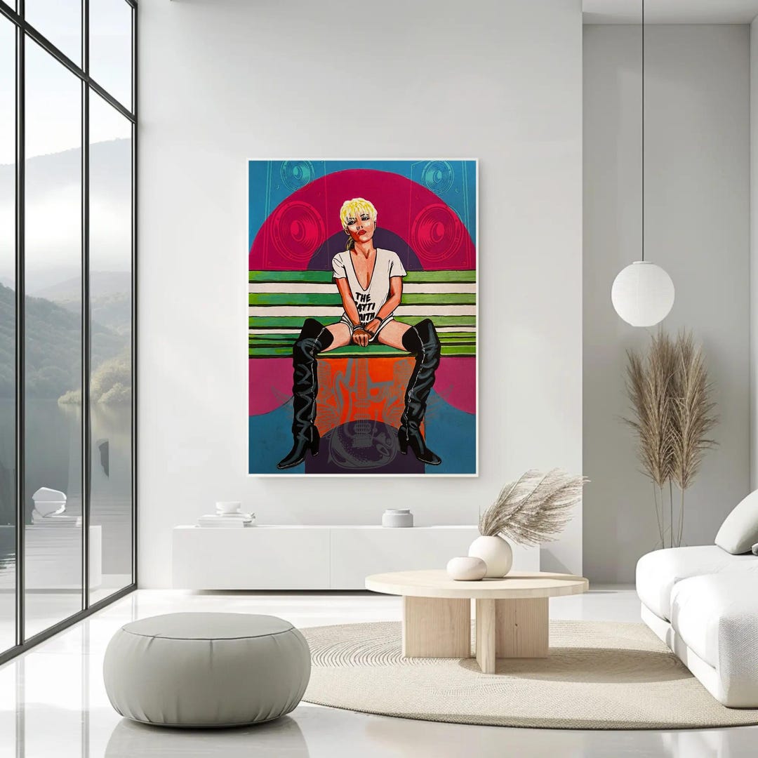 Debbie Harry POSTER Rock Music Blondie Portrait - Etsy