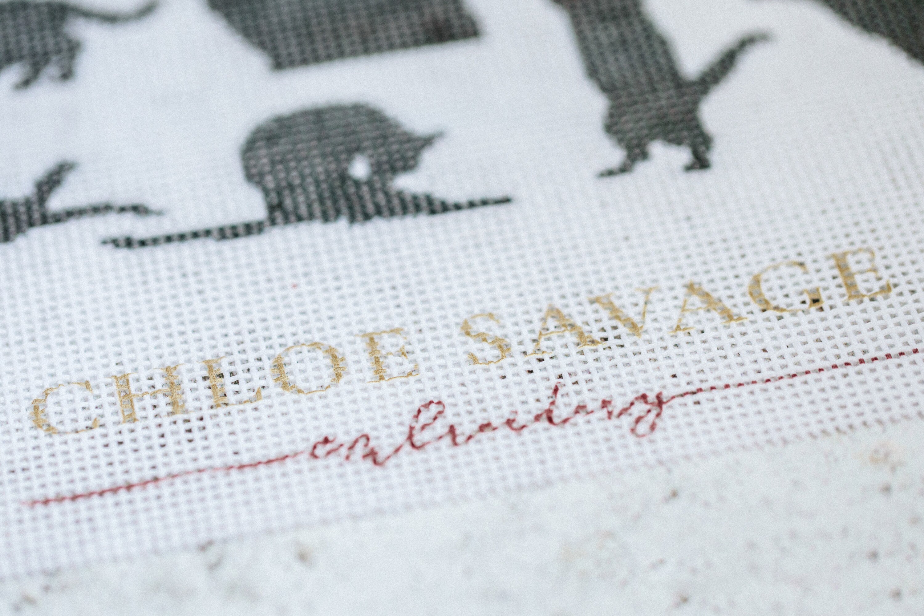 Cat Needlepoint Kits,black and White Cat Needlepoint,cat Dalmation ...