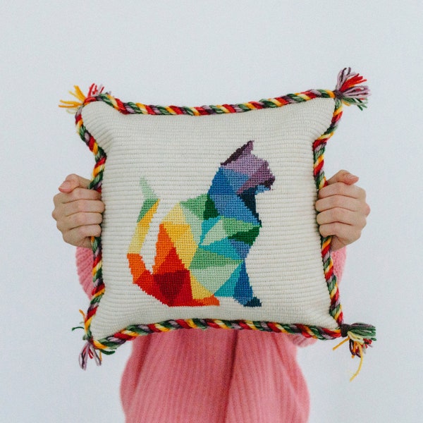 Geometric Needlepoint - Etsy