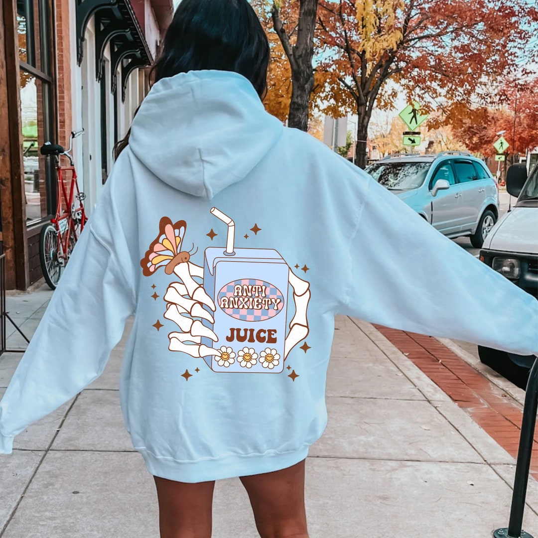 Retro Mental Health Aesthetic Hoodie Quotes Aesthetic Shirt Trendy ...