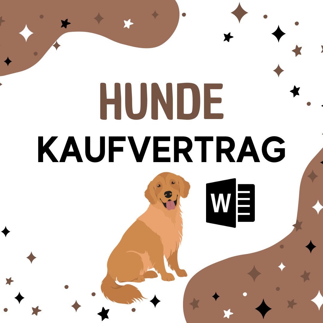 Dog Purchase Contract Template for Downloading, Printing, Filling Out ...
