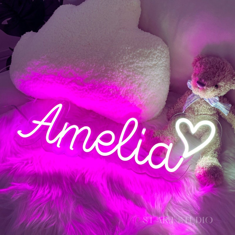 Neon Name Sign - Etsy