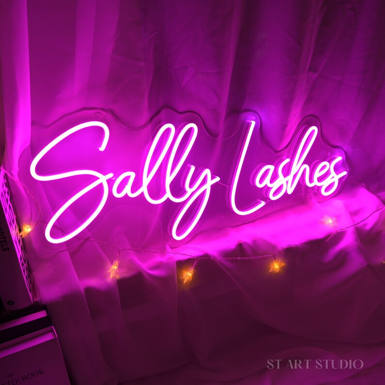 Lash Room Neon Signlash Room Decorlash Room Wall - Etsy