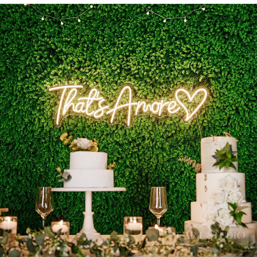 That's Amore Wedding Signs,custom Wedding Neon Sign Led Light,party ...