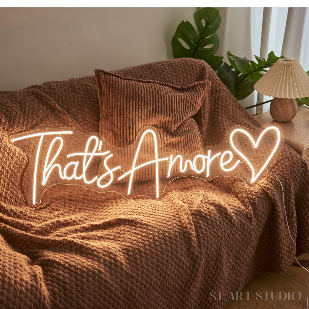 That's Amore Wedding Signs,custom Wedding Neon Sign Led Light,party ...