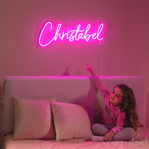 Neon Name Sign for Girls Bedroom Kid Room Decorations Home - Etsy