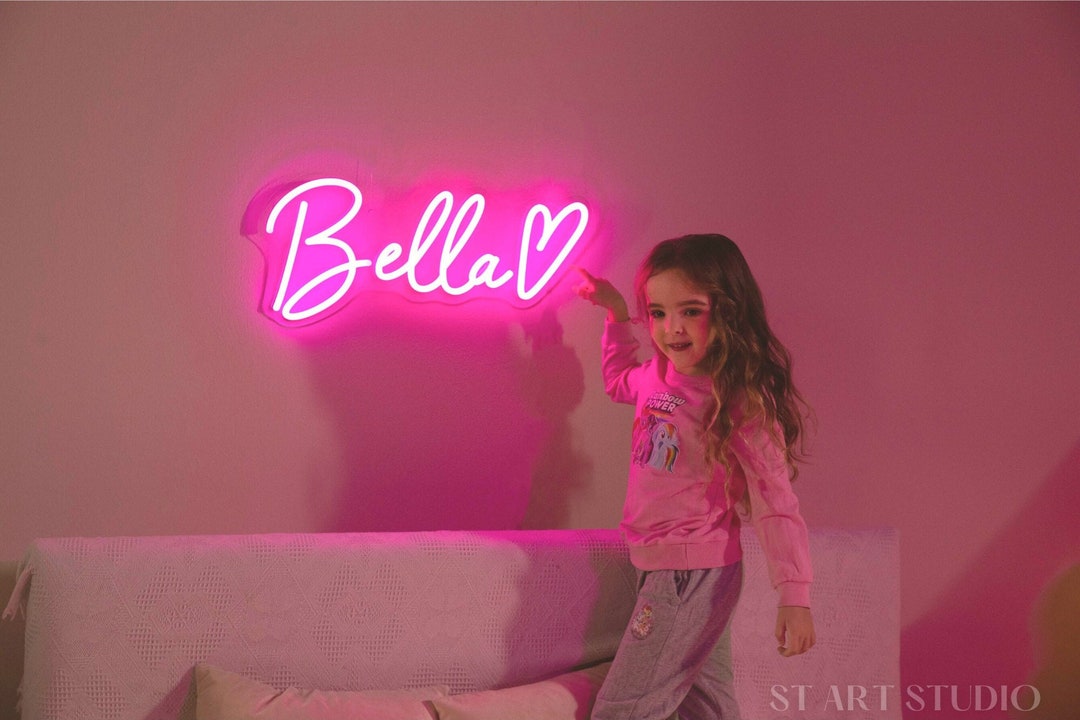 Custom Neon Sign Name for Kids Bedroom, Neon Sign Led Light Neon Sign ...