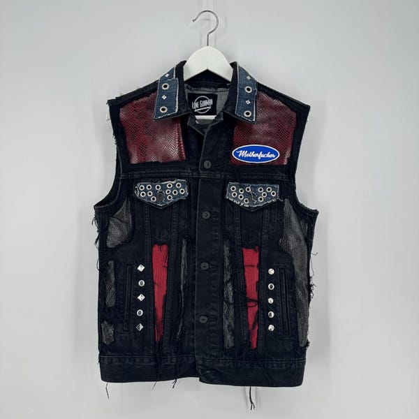 Punk Vest - Etsy