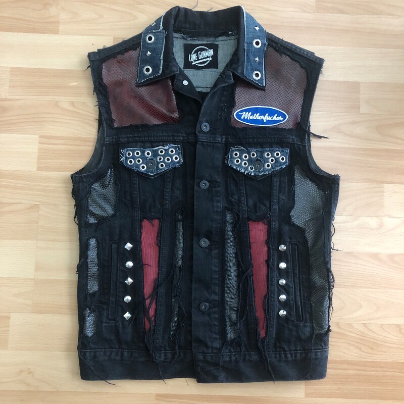 Punk Vest - Etsy