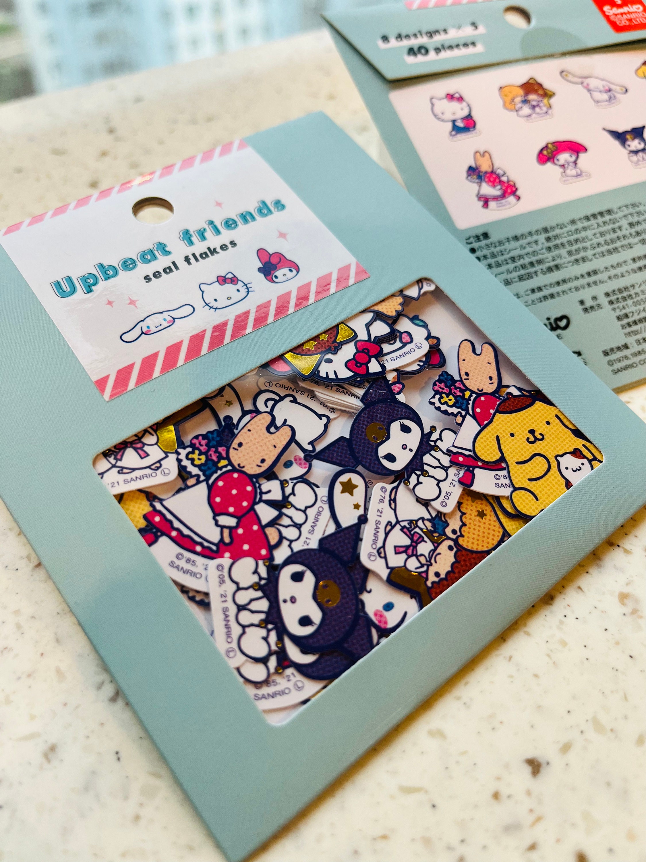 Sanrio Characters Sticker| Sanrio | Seal Flakes | Flake Sticker - Etsy
