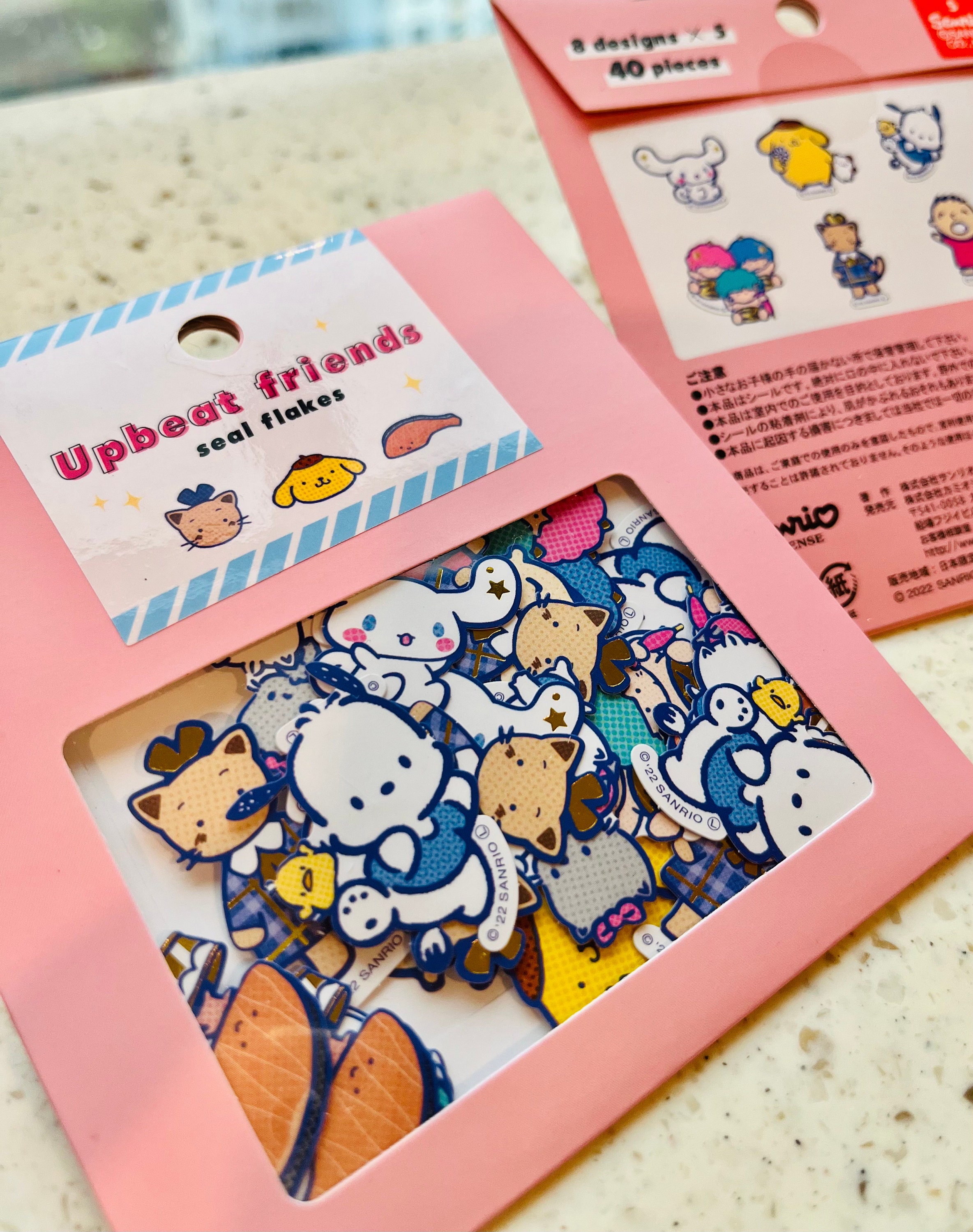 Sanrio Characters Sticker| Sanrio | Seal Flakes | Flake Sticker - Etsy