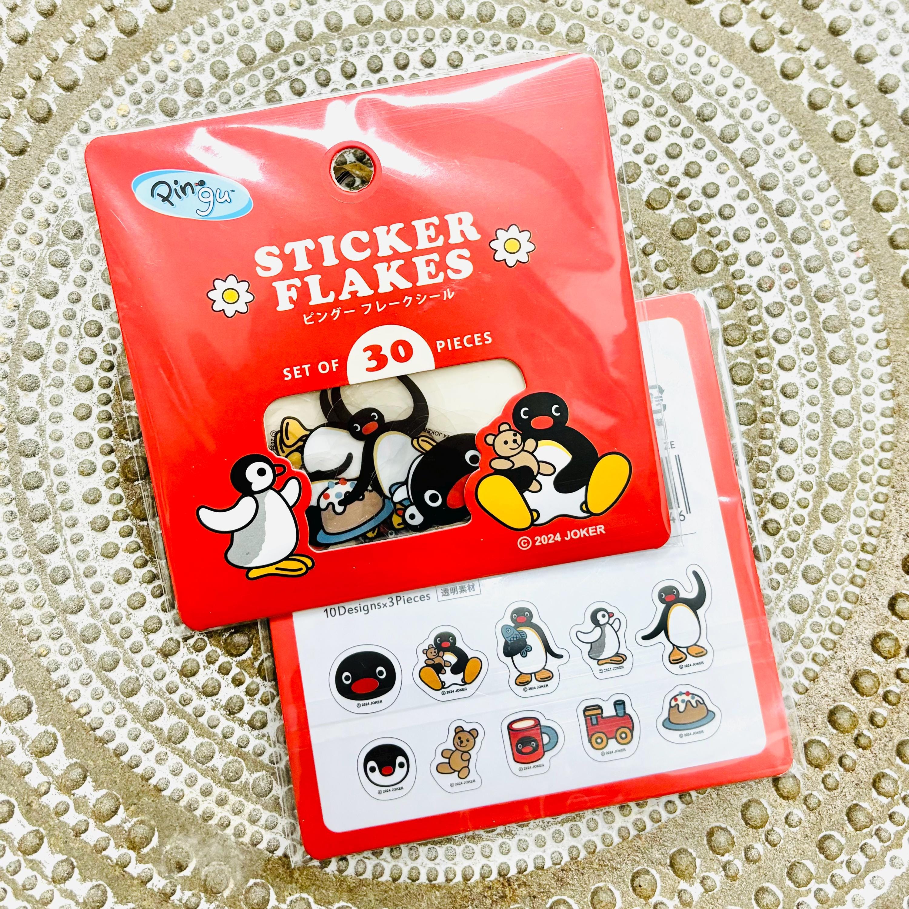 Pingu Sticker Flakes Amifa Clear Sticker - Etsy