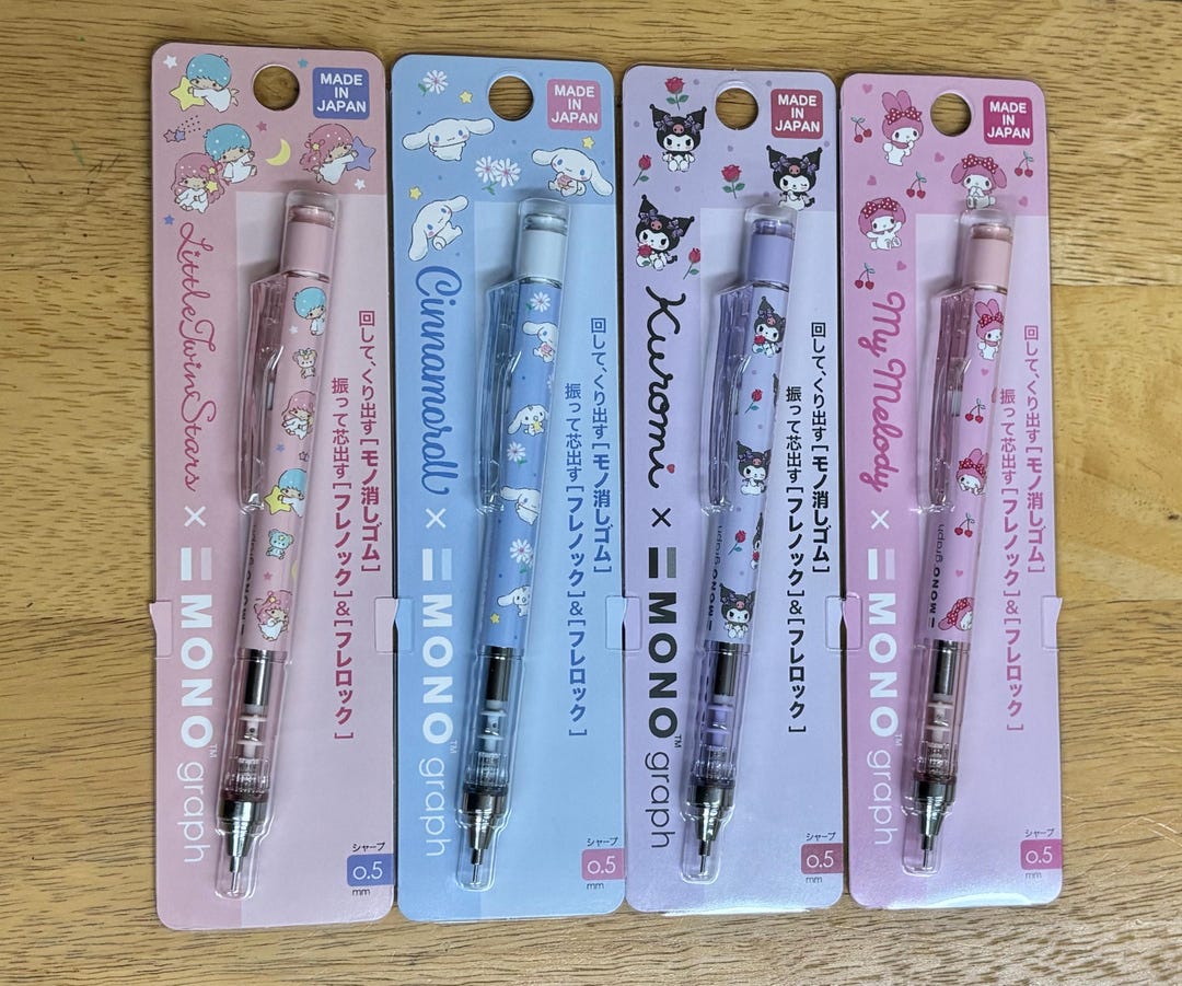 Sanrio | MONO Graph | Mechanical Graphite Pencil | Japanese Stationary ...