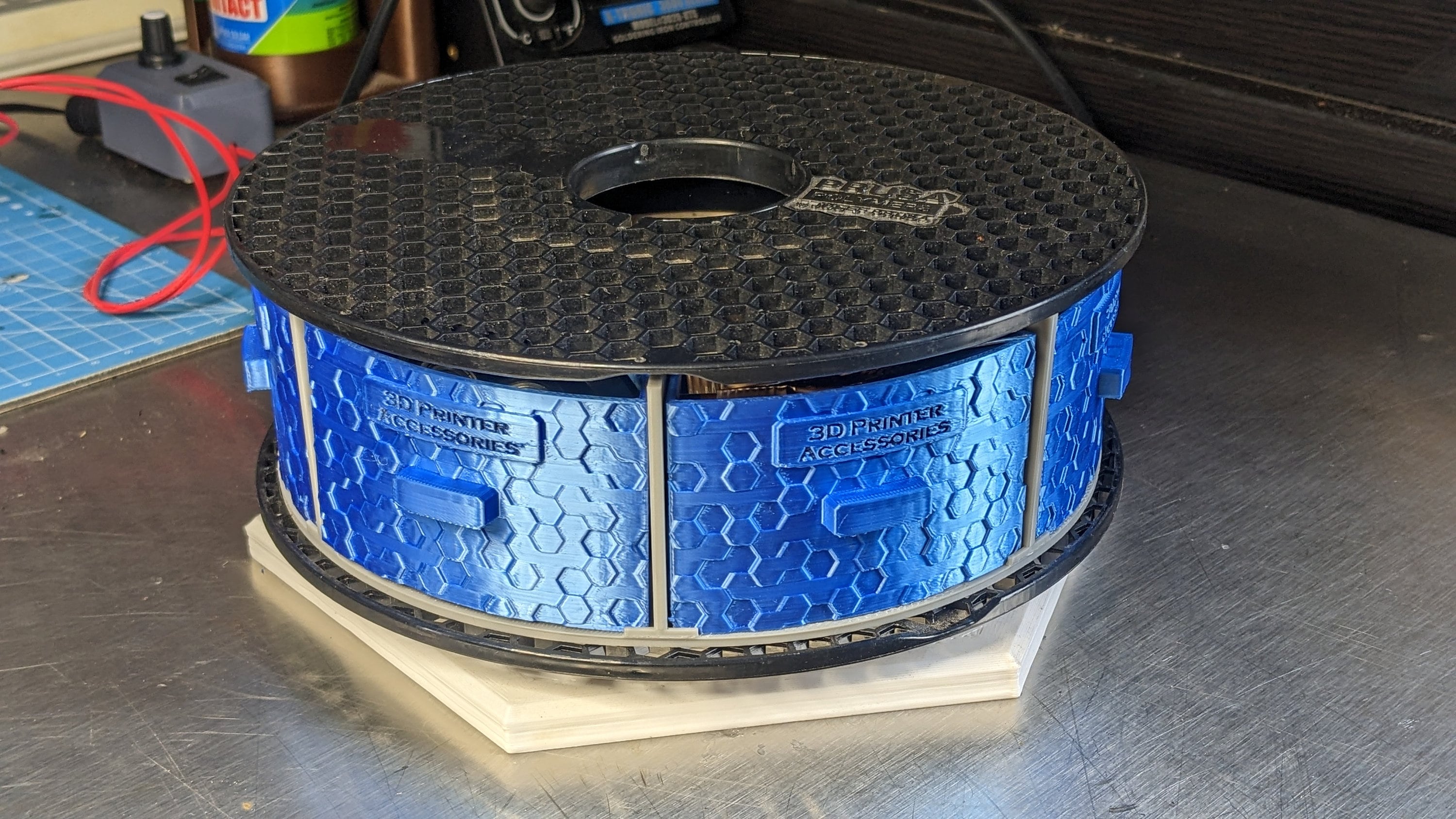 Storage Solution Using Empty Filament Spools - Etsy