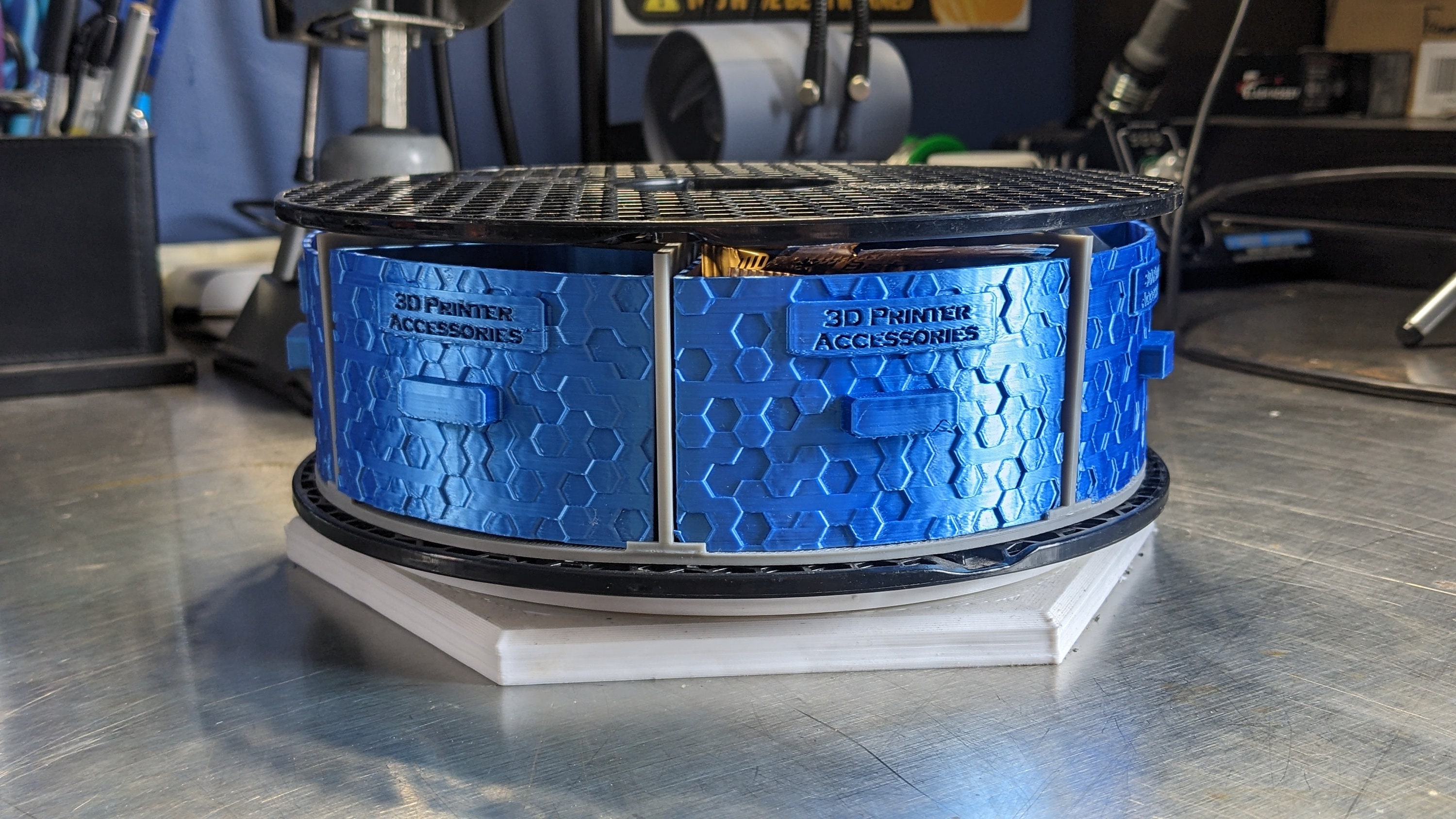 Storage Solution Using Empty Filament Spools - Etsy