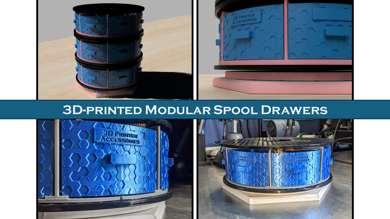 Storage Solution Using Empty Filament Spools - Etsy