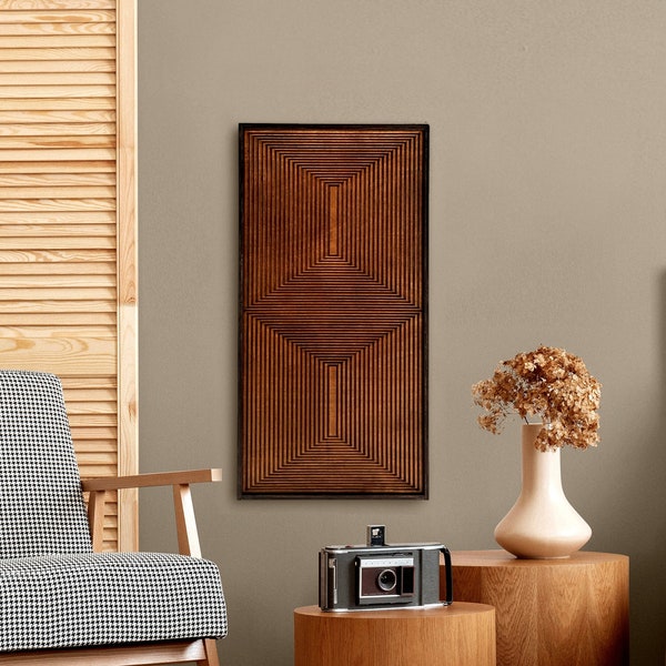 Diamond Wood Wall Art - Etsy