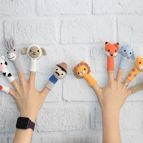 Animal Finger Puppet - Etsy