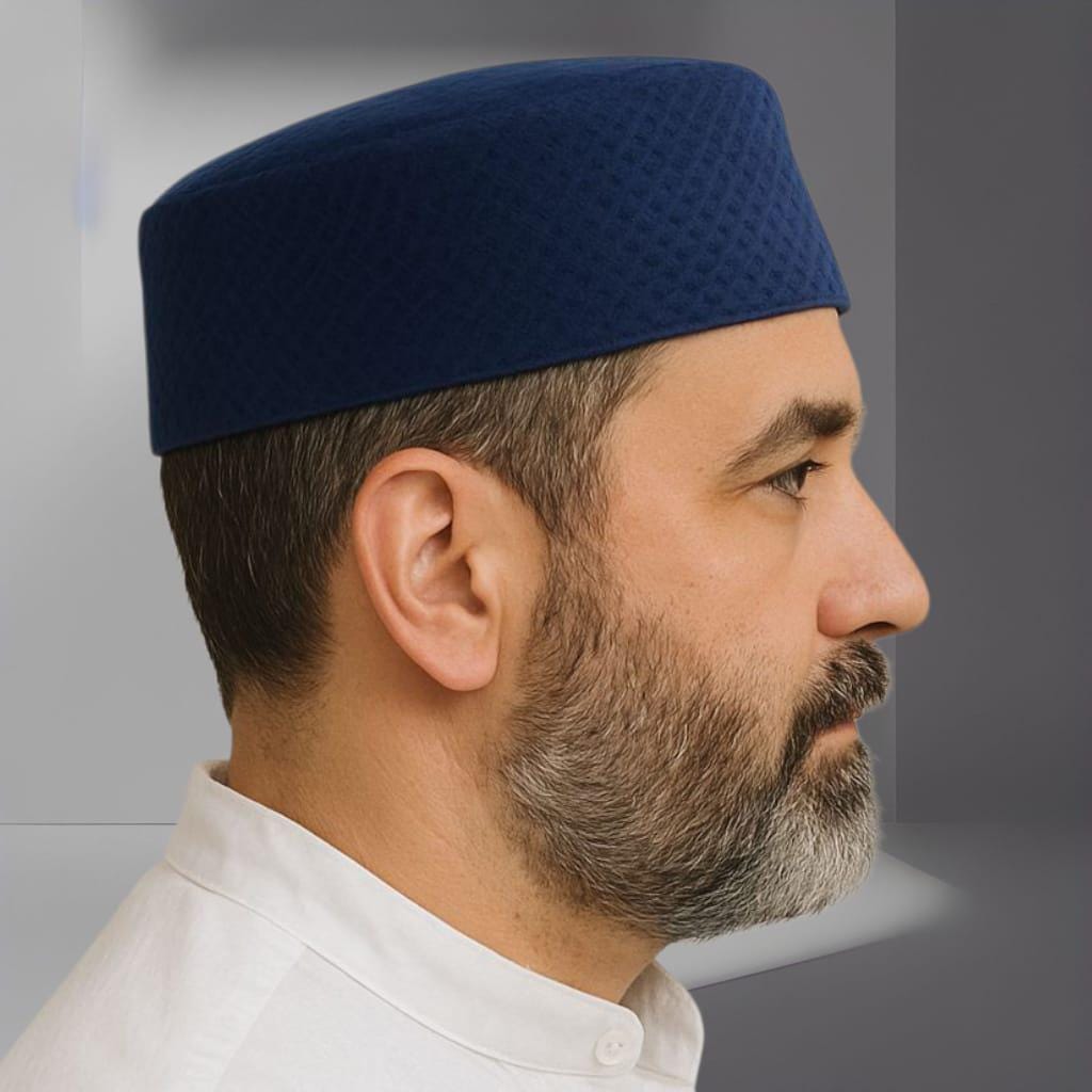 Velvet Kufi Cap: Traditional Islamic Prayer Hat, Ottoman Style - Etsy