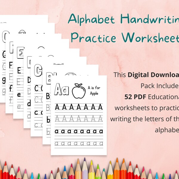 Back to School, Alphabet Worksheets, Preschool Toddler, Teacher, Day ...