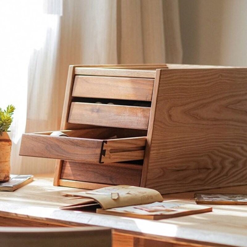 Wood Storage Box - Etsy