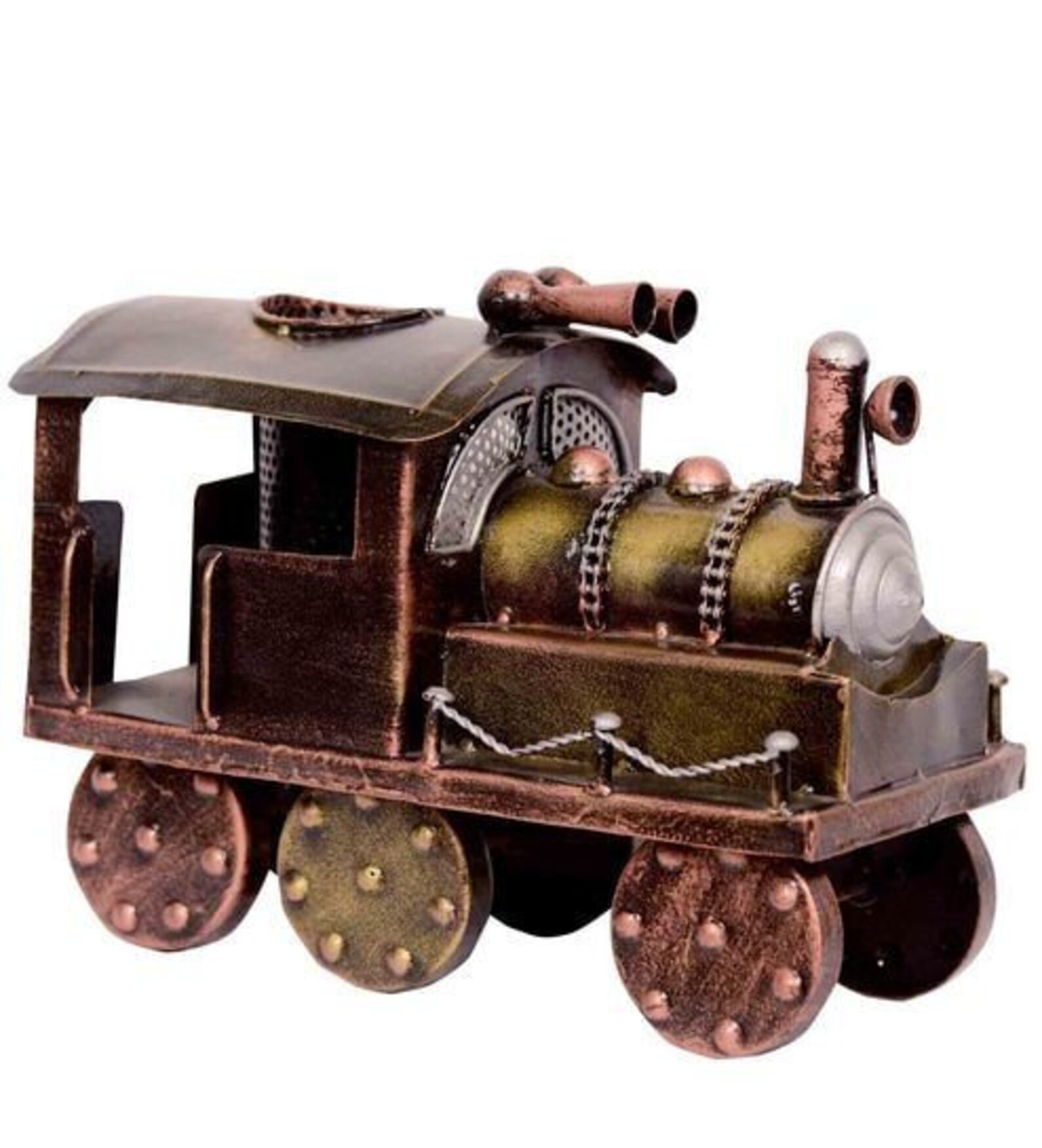 Antique Multicolor Train Engine Table Decor Statue: Perfect - Etsy
