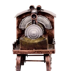 Antique Multicolor Train Engine Table Decor Statue: Perfect - Etsy