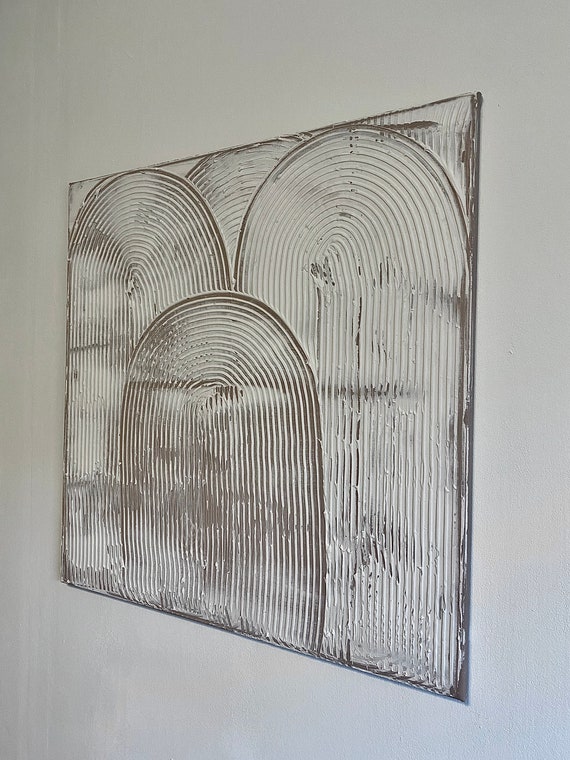 Interior Trend Acrylic Grooved Arcs 3D 60 X 60 Cm - Etsy