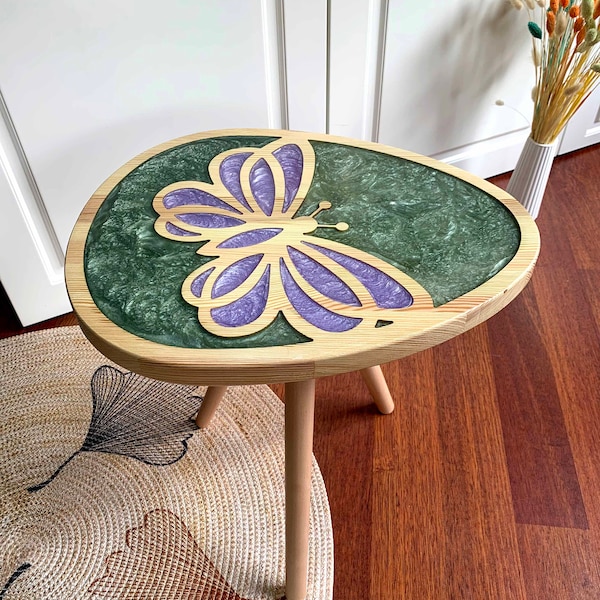 Wooden Butterfly Coffee Table - Etsy