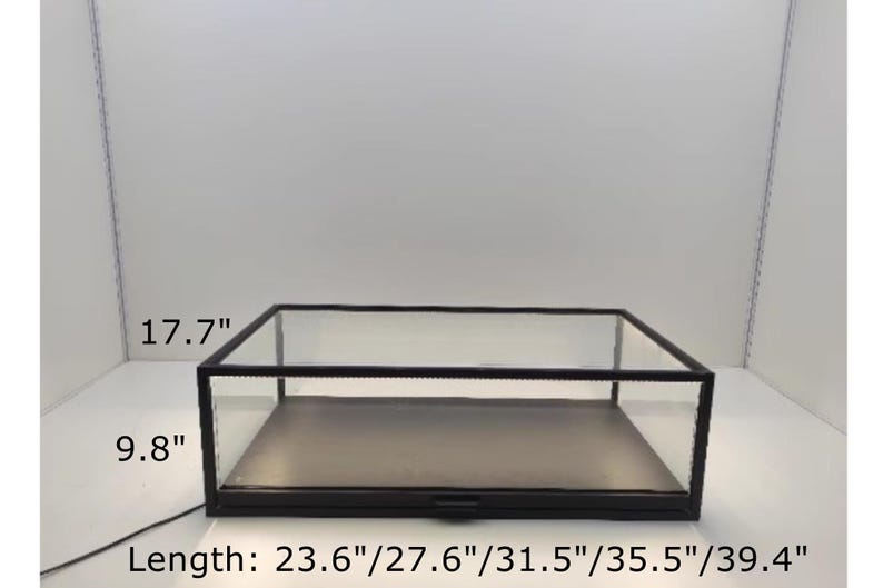 Metal Frame Display Box With LED Light - Custom Size Available - Etsy