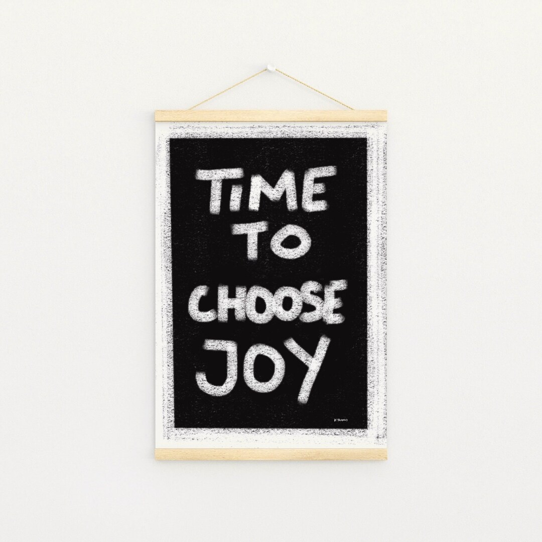 Joyful Inspiring Quotes for Home Business Office Decor, Black&white ...