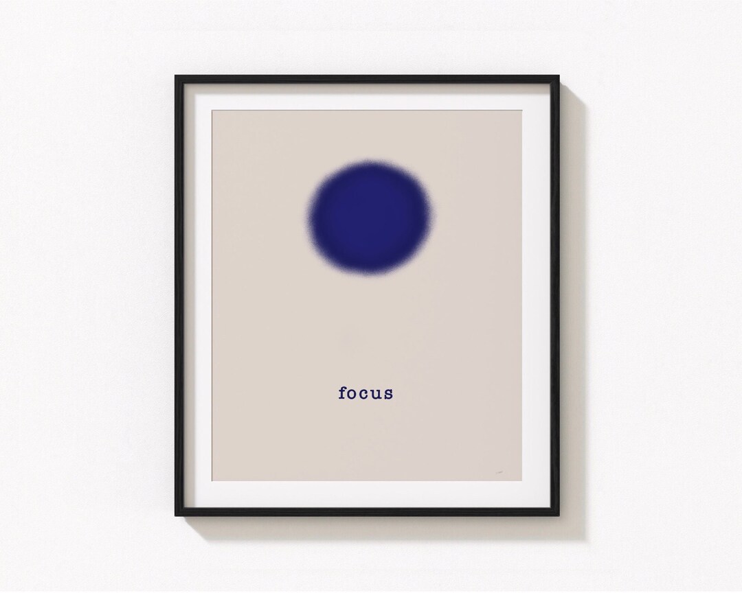 Focus Mantra/affirmation Wall Art Printable,instant DIGITAL DOWNLOAD ...