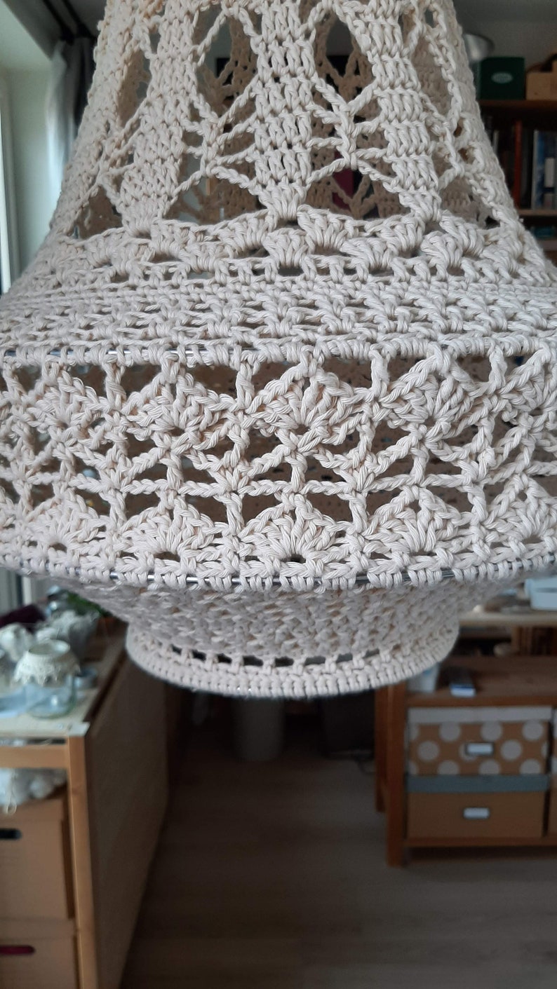 Crochet Pattern Boho Ibiza Style Chandelier(english Language With US ...