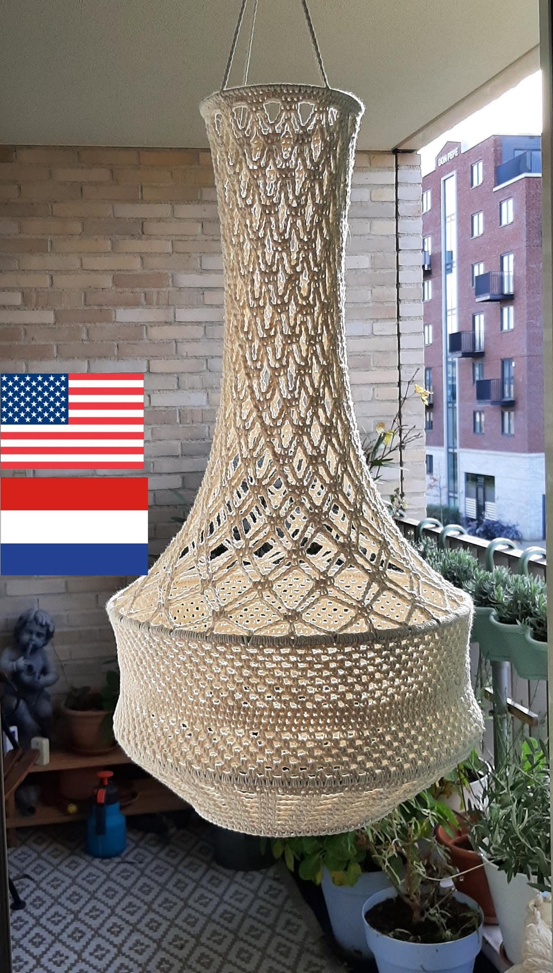 Crochet Pattern for a Retro Chandelier - Etsy