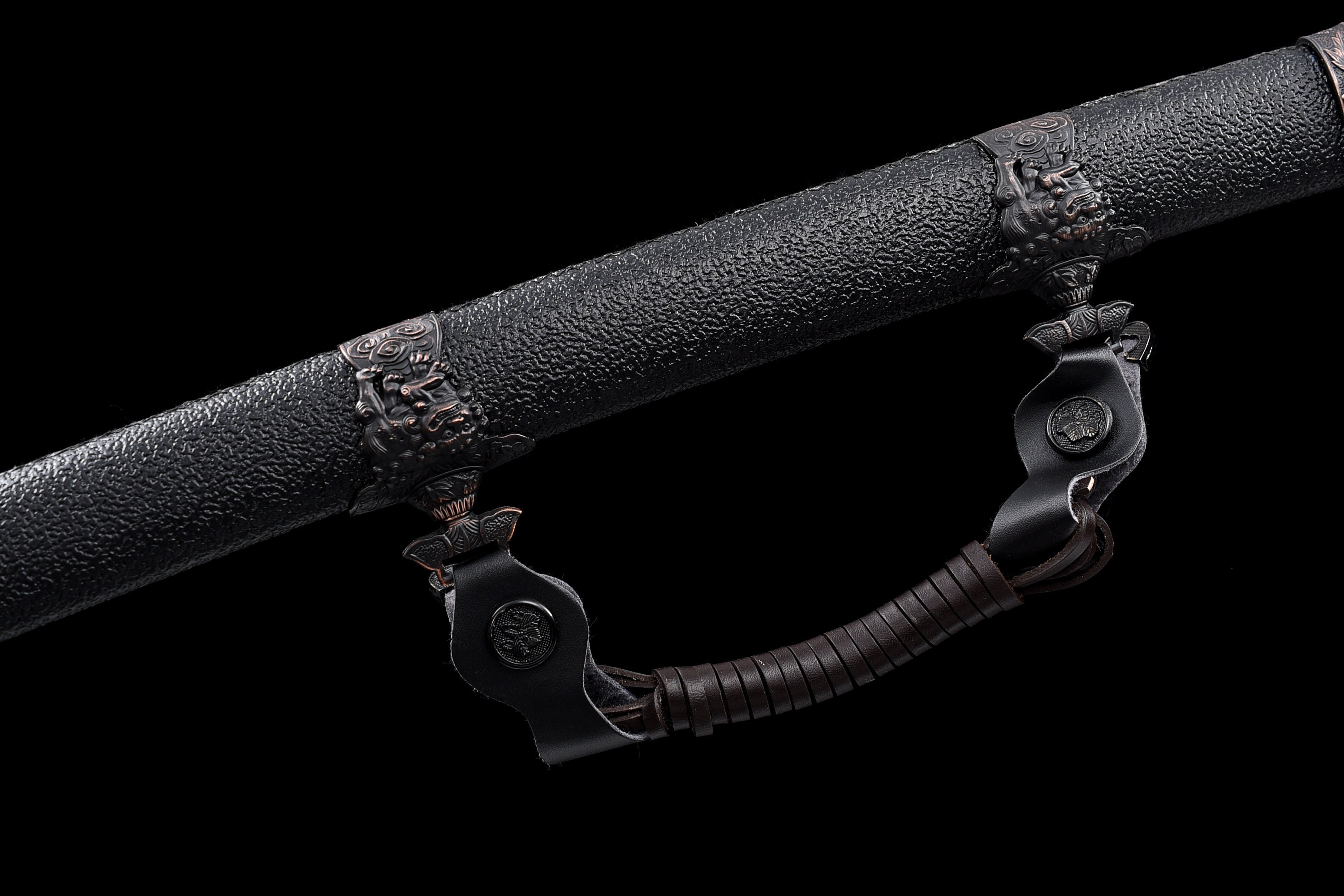 Handmade Japanese Tachi Odachi Sword High Manganese Steel With Black ...