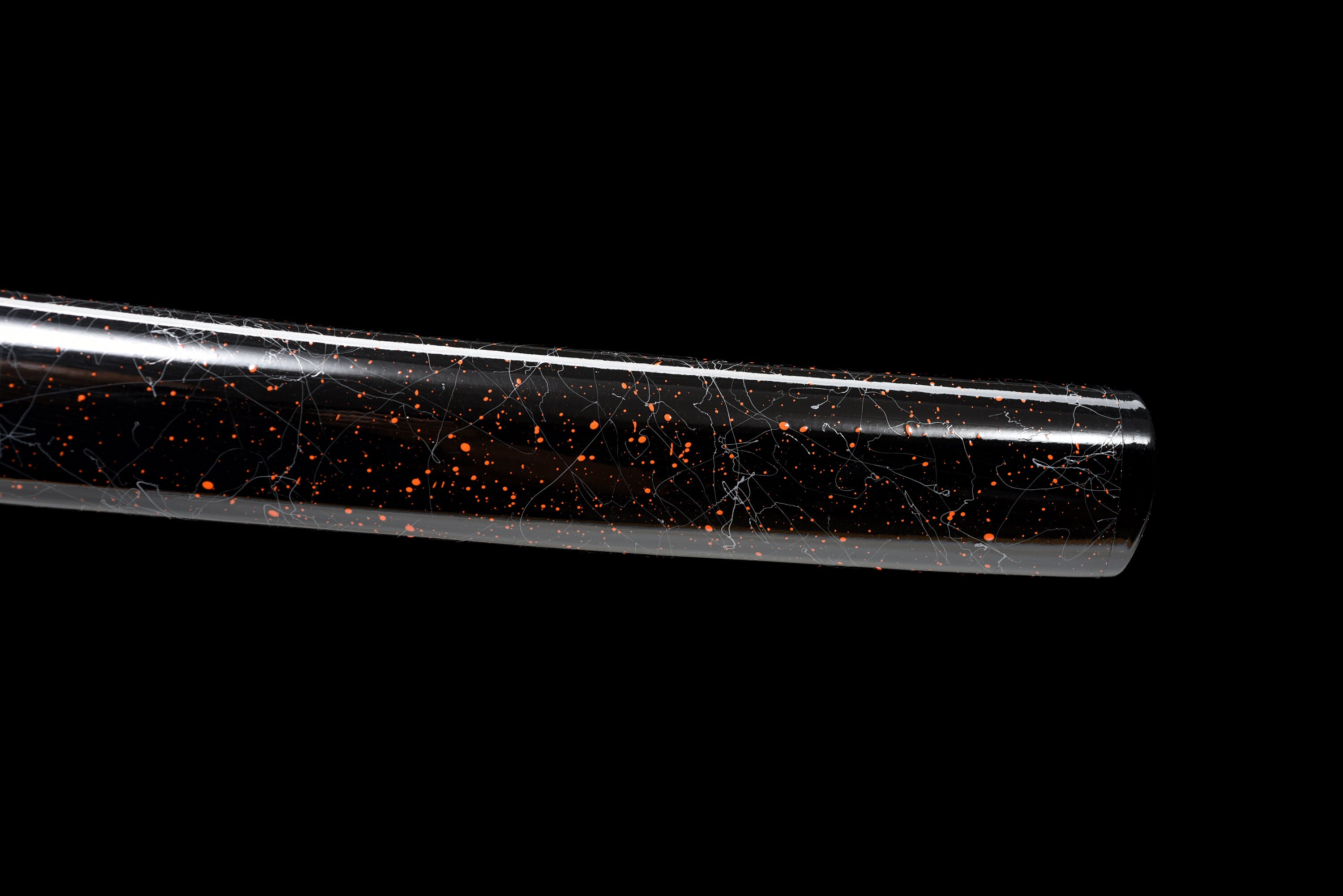 Buy Hand Forged T10 Carbon Steel Blade Black Katana, Clay Tempere Baked ...