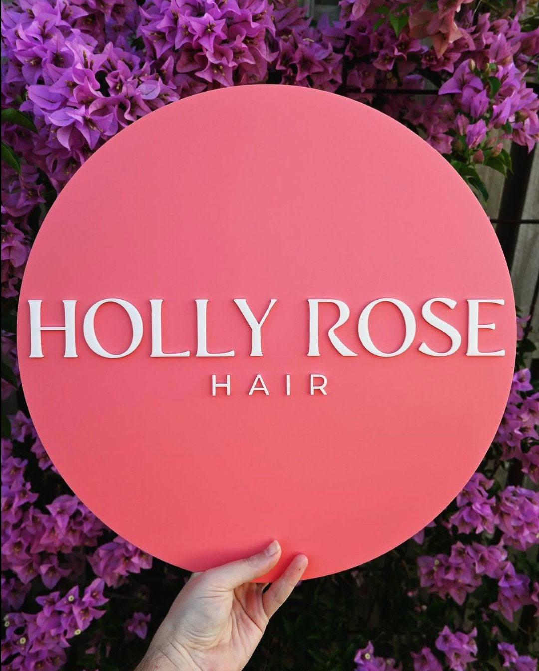 Custom Made Business Sign - Round | 3D Commercial Signage Plaque for ...