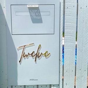 Custom Letterbox House Number - Etsy Australia